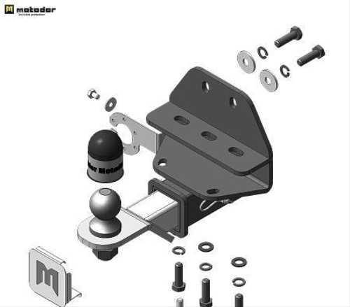 Фаркоп Toyota Land Cruiser 300 2021- съемное крепл