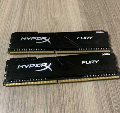 Оперативная память ddr4 hyperx fury 16gb