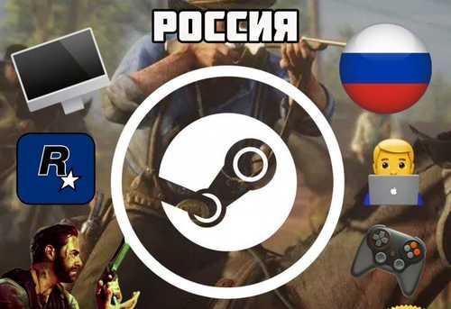 Пополнение Steam Баланс Россия Стим Рубли