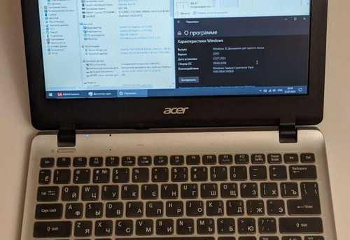Acer Aspire e3-112 11.6" 8Гб 2 ядра SSD 256Гб