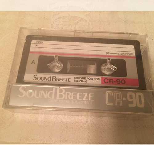 Аудиокассета новая Sound Breeze CR-90