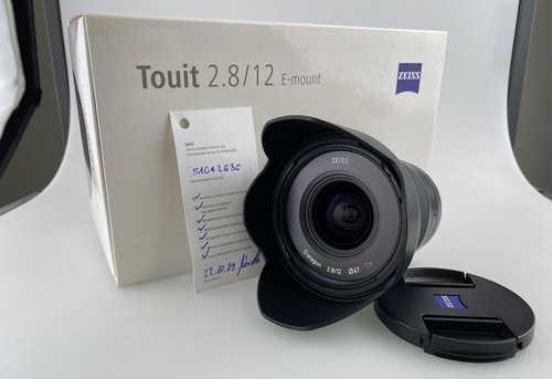 Объектив zeiss Touit 12/2.8 E для Sony