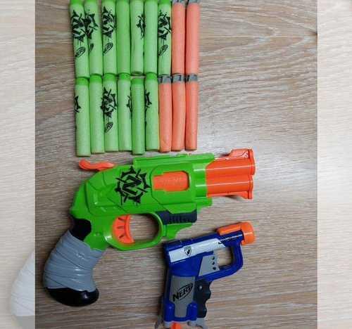 Nerf zombie strike и mini