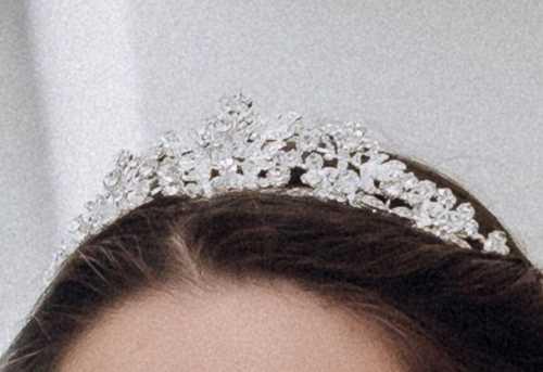 Тиара-диадема -корона невесты, выпускной набор
