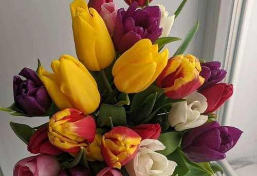 Тюльпаны на 8 марта для любимых