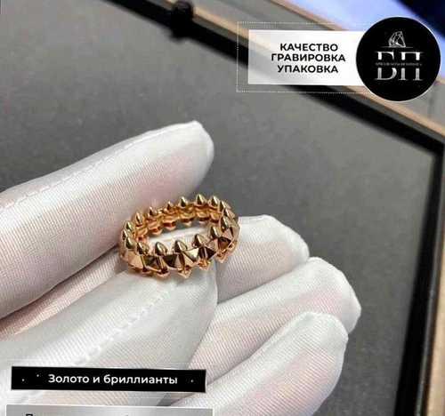 Золотое кольцо Cartier Clash De Cartier, модель 8 мм