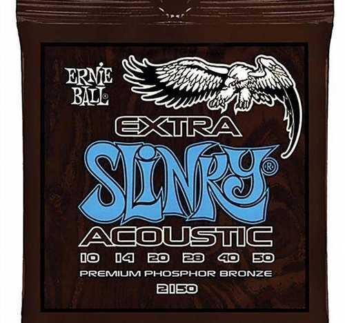 Струны для акустической гитары Ernie Ball Slinky