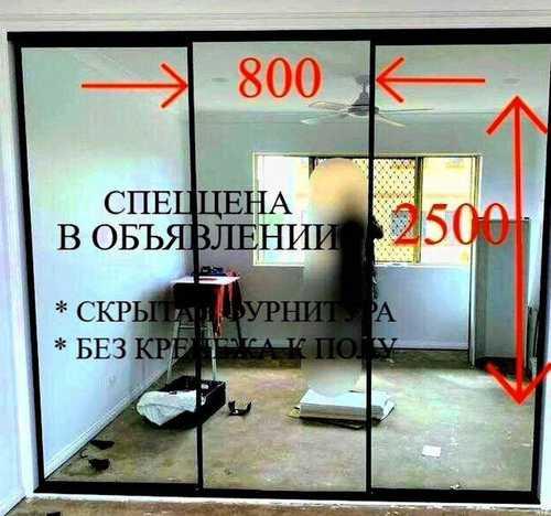Двери/шкафы купе графит