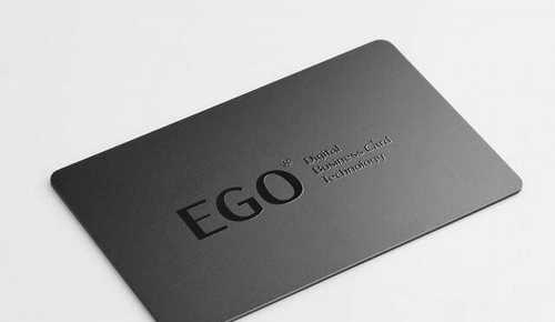 Бесконтактная NFC карта и электронная визитка Эго