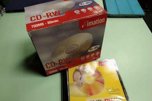 Упаковка CD-RW Imation 10шт. + DVD-RW 1шт