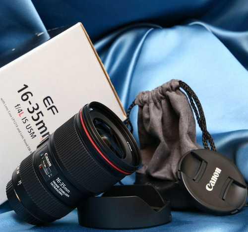 Canon EF 16-35mm f/4L IS USM как новый