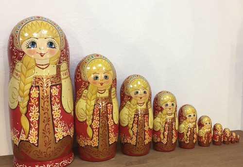 Матрешка матрёна 10 кукол