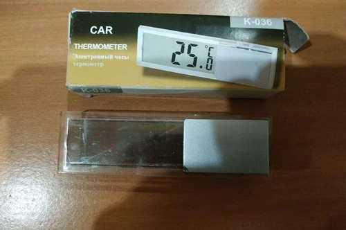 Электронные часы термометр
