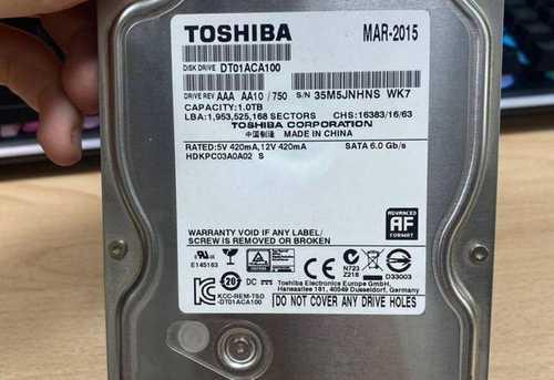Жесткий диск Toshiba 1 TB (DT01ACA100)