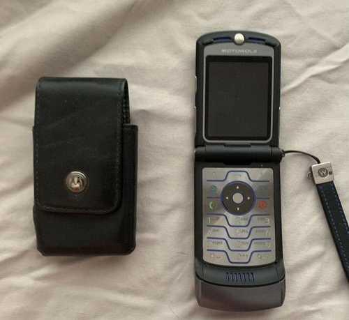 Motorola ретро телефон раскладушка V3i razr
