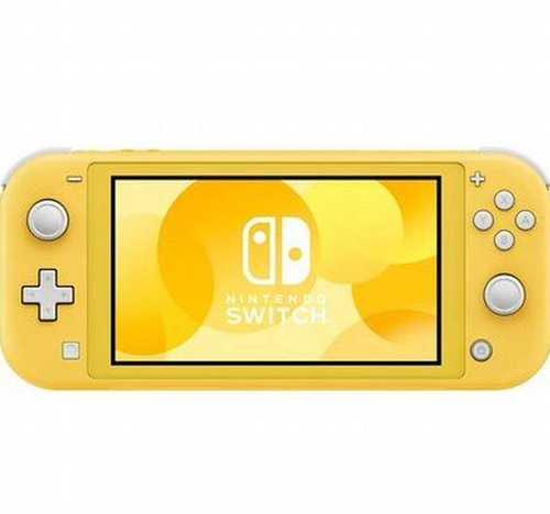 Nintendo switch lite yellow