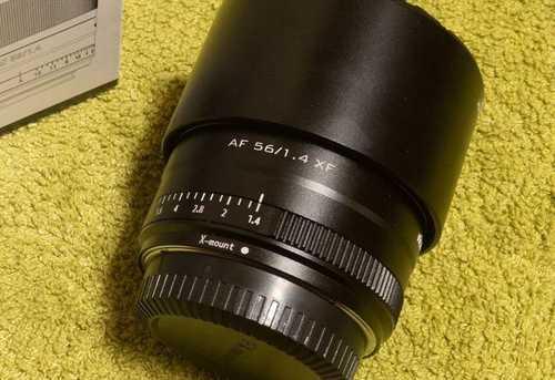 Объектив Viltrox AF 56mm f/1.4 STM для Fujifilm
