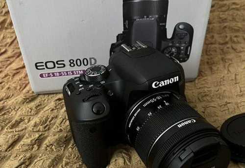 Зеркальный фотоаппарат canon 800d