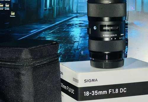 Объектив Sigma AF 18-35 MM F1.8 ART Canon