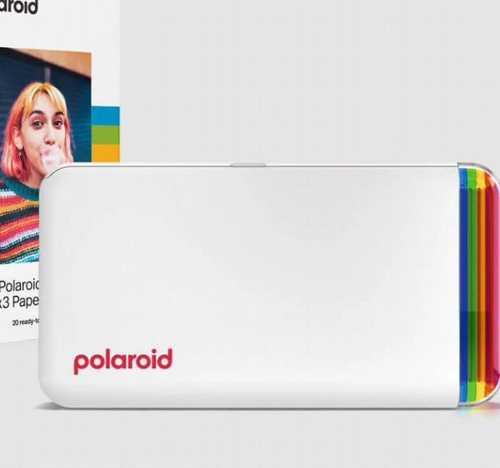 Фотопринтер компактный polaroid Hi-print   40 карточек (E-box) белый