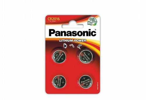 Батарейки Panasonic CR-2016EL/4B дисковые литиевые