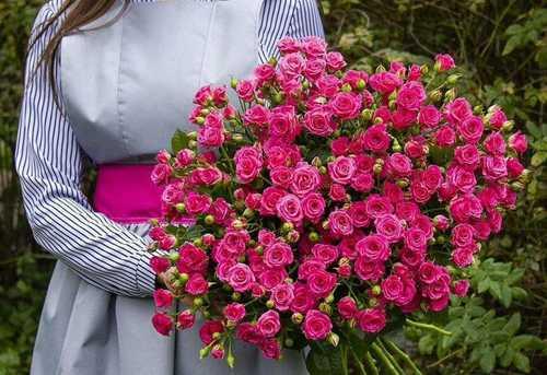 Цветы Букет с Доставкой Кустовые Розы