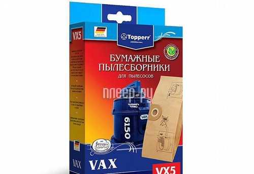 Пылесборники бумажные Topperr VX 5 4шт