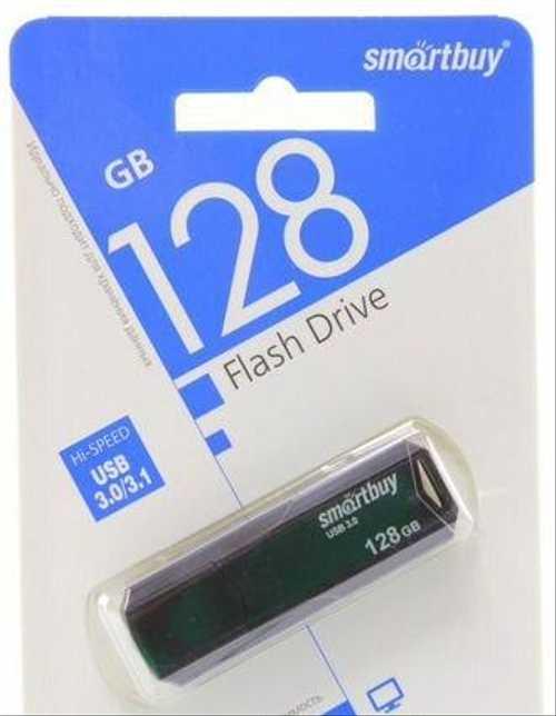 USB флешка 128GB 3.1 Smartbuy Clue Black