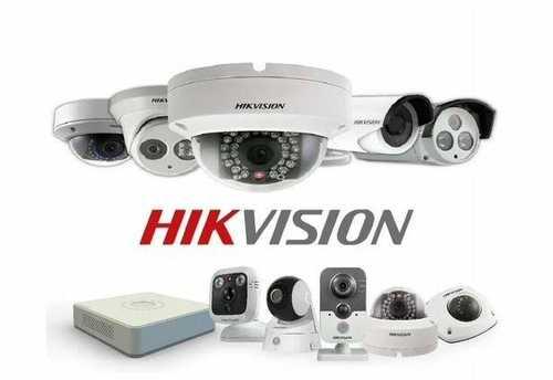 Видеорегистратор hikvision + видеокамера hikvision
