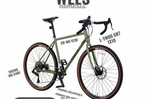 Гравийный велосипед Wels Nemesis оливковый