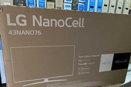 Телевизор 43 дюйма LG 43nano766 Nano Cell