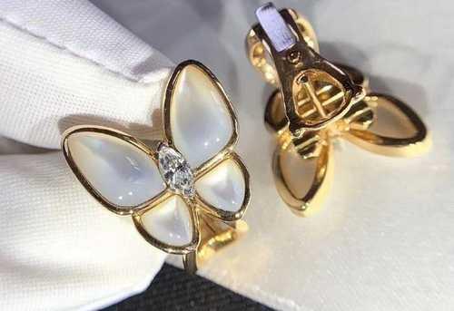Серьги Ван Клиф с бриллиантами 0,31 ct