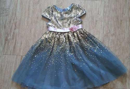 Детское нарядное платье 122 см