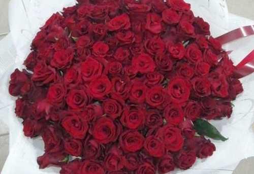 Букет роз 101 роза с доставкой в Казани