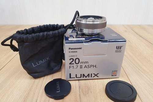 Объектив Panasonic Lumix 20mm f/1.7 II