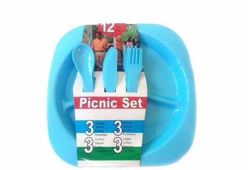 Набор посуды для пикника на 3 персоны picnic SET