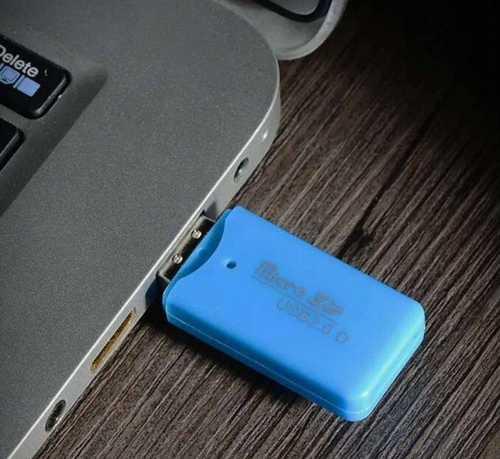 Usb адаптер картридер для карт micro SD