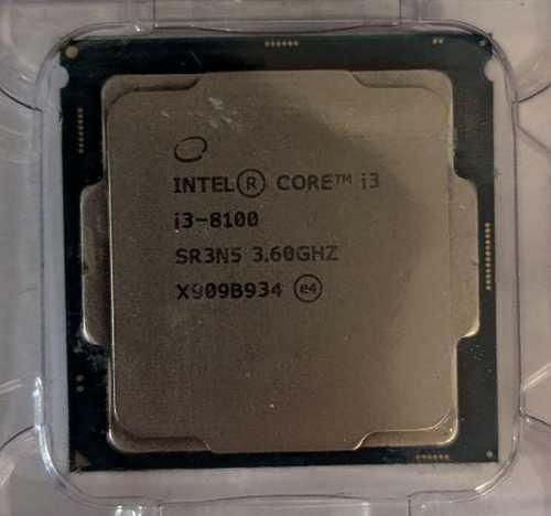 Процессор intel core i3 8100