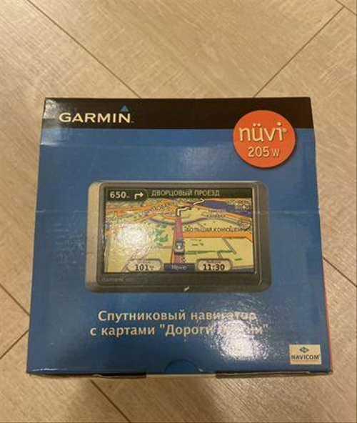 Спутниковый навигатор Garmin nuvi 205w