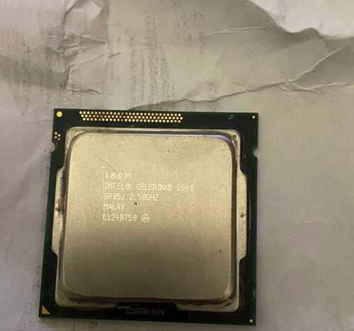 Процессор intel celeron g540