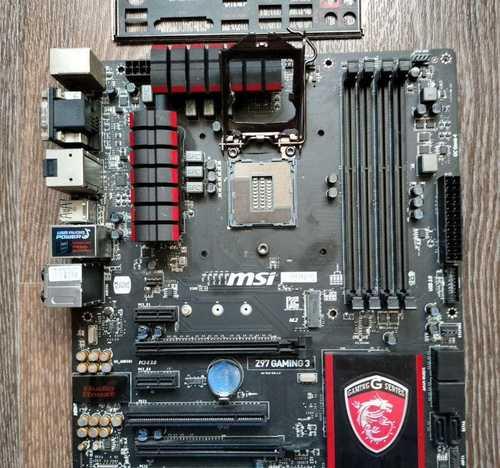 MSI Z97- gaming 3 сокет 1150