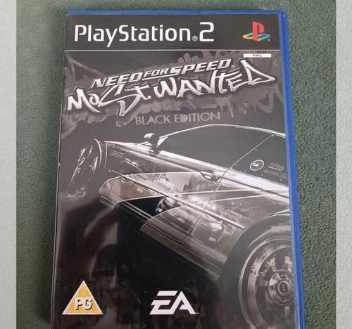 Диск с игрой Need for Speed Most Wanted PS2