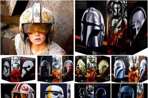 Шлемы Star Wars Premium Black Series Hasbro