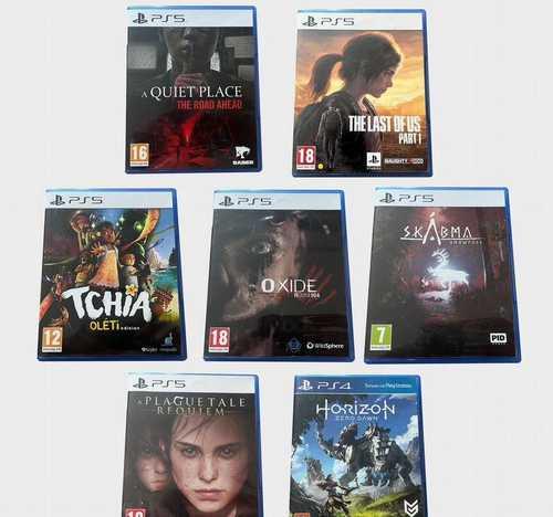 Диски с играми PS4 / PS5