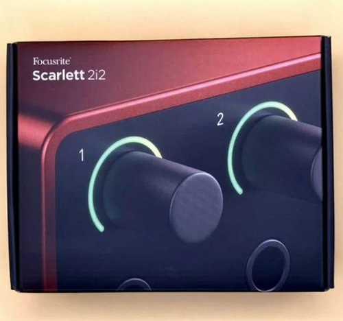 Внешняя звуковая карта Focusrite Scarlet 2i2