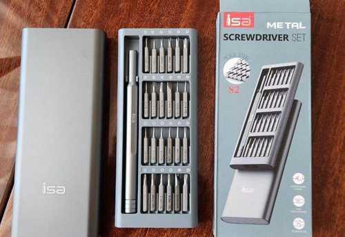 Набор тонких отверток 24 в 1 isa screwdriver новый