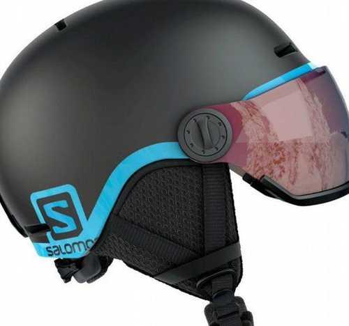 Шлем зимний Salomon 21-22 Grom Visor Black/Univer