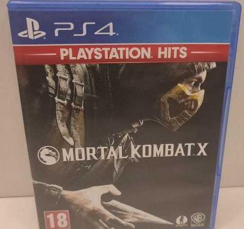 Игровые диски. Sony Playstation 4 mortal kombat X