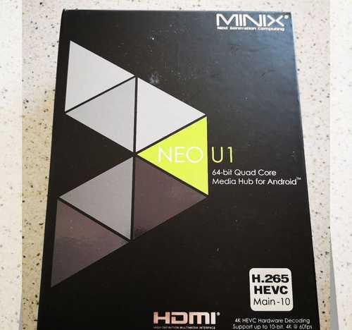 Медиаплеер/тв-приставка minix Neo U1