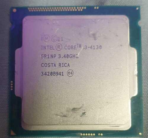 Процессор, Intel core i3-4130